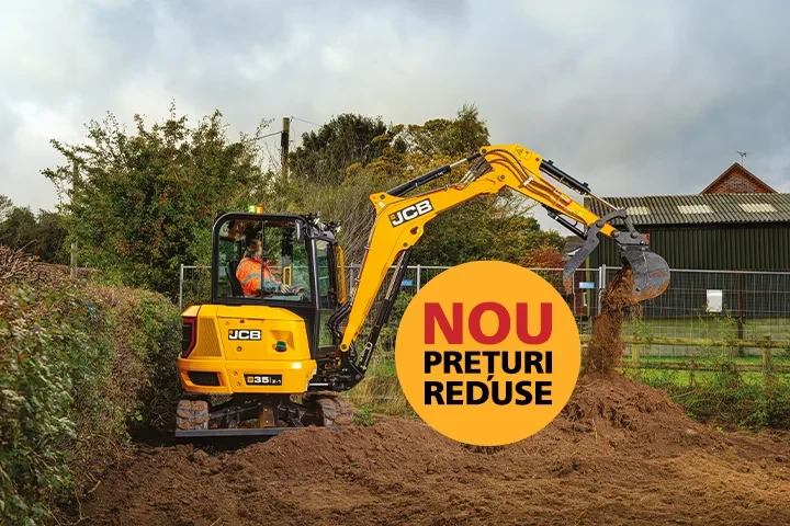 Mini Excavatoare Noi JCB - Vezi Modele JCB Reduse - Utilaje JCB de ...